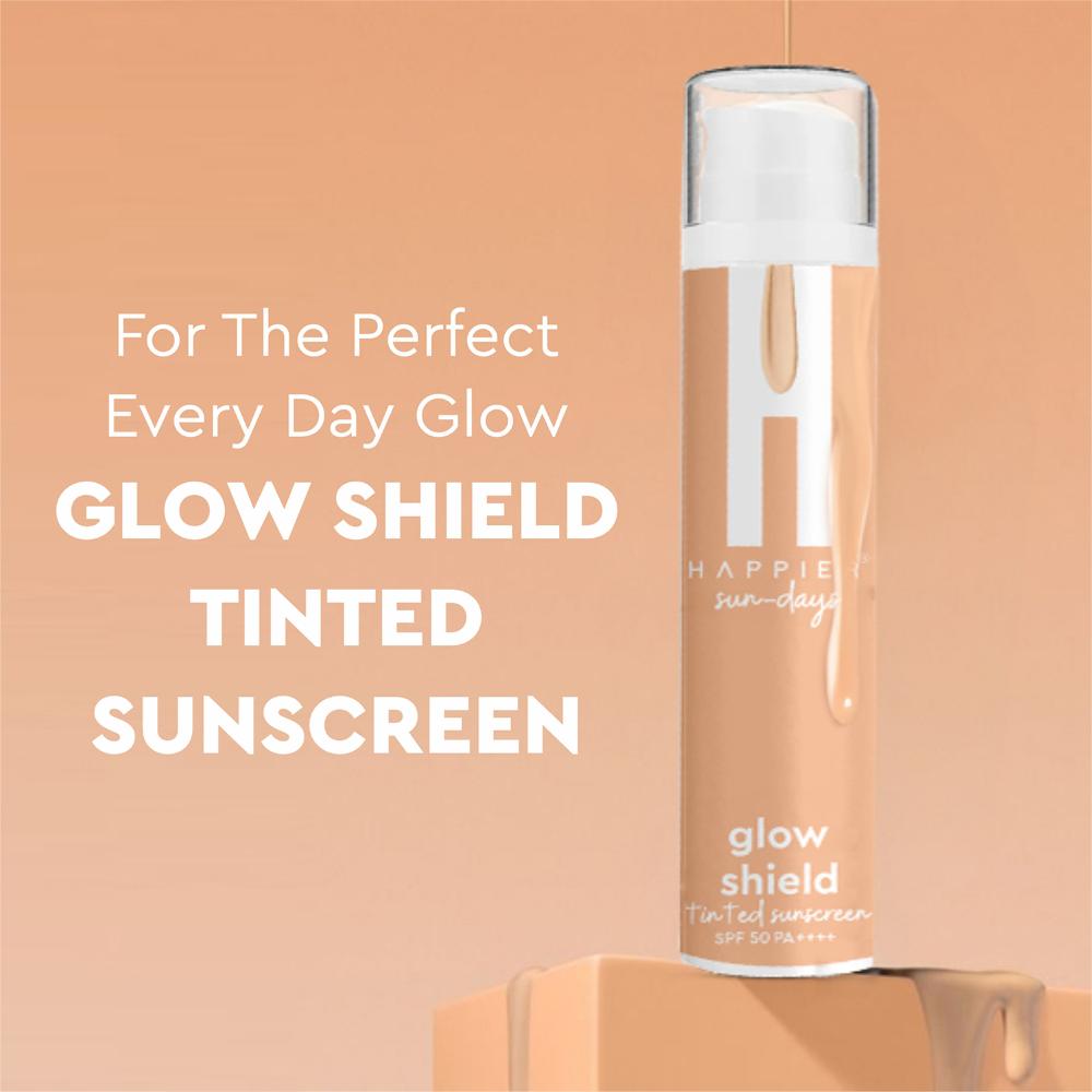 Buy Happier Sun-Days Glow Shield Tinted Sunscreen SPF 50 PA++++ For All ...