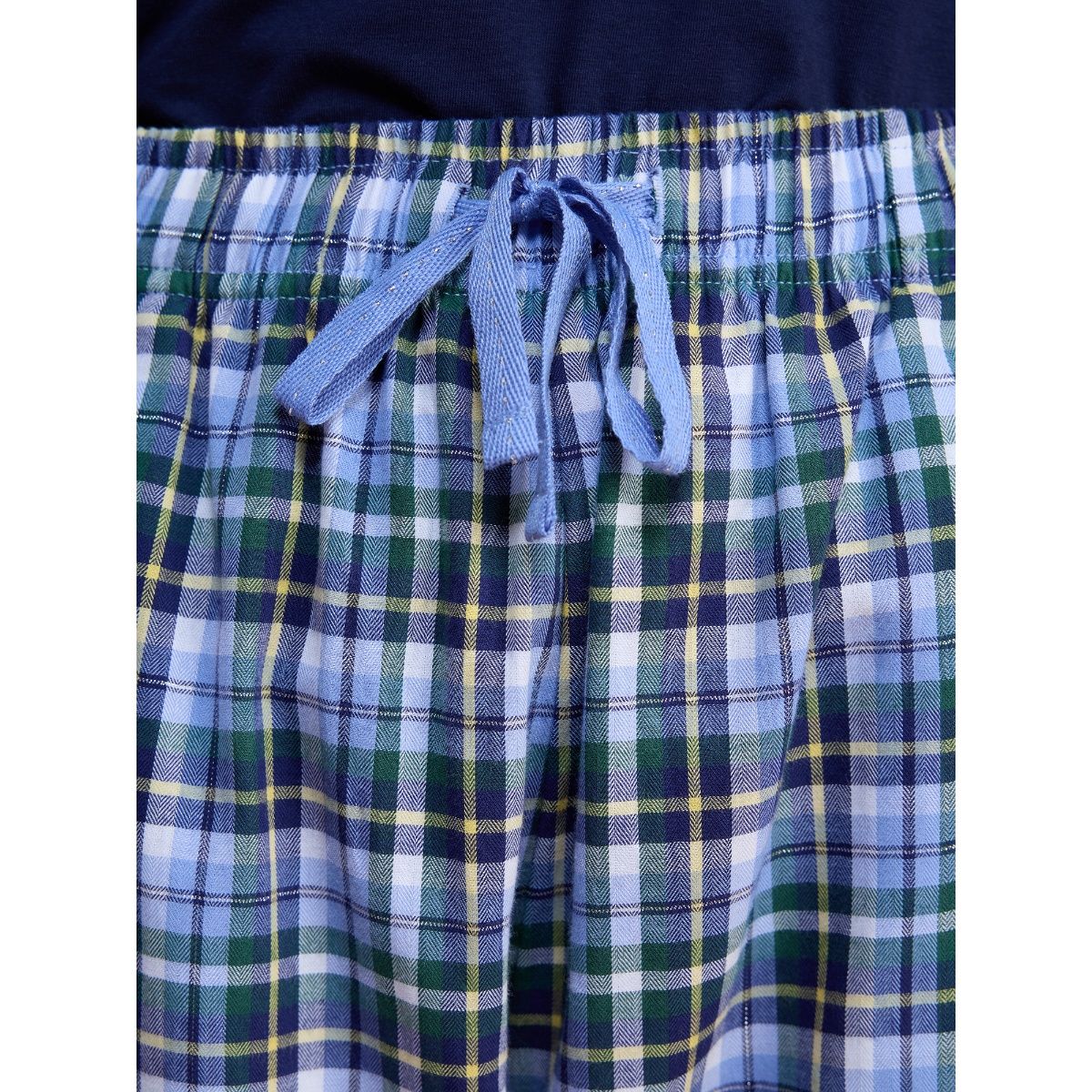Buy Nykd by Nykaa Cotton Plaid Pajama - Nys141 - Hydrangea Plaid Online
