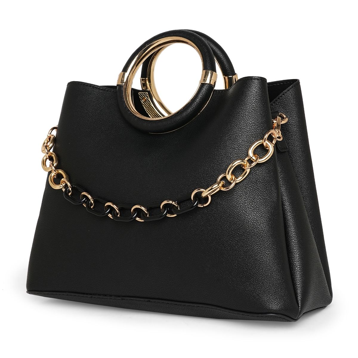 Buy Aldo Black Synthetic Women Satchel Online