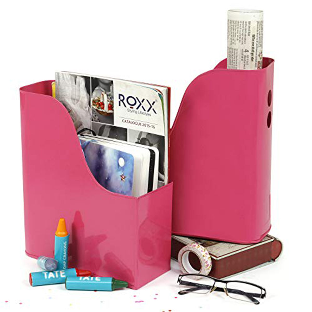 Buy Living With Elan Sauve File Holder Metal Magazine Holder File Rack ...