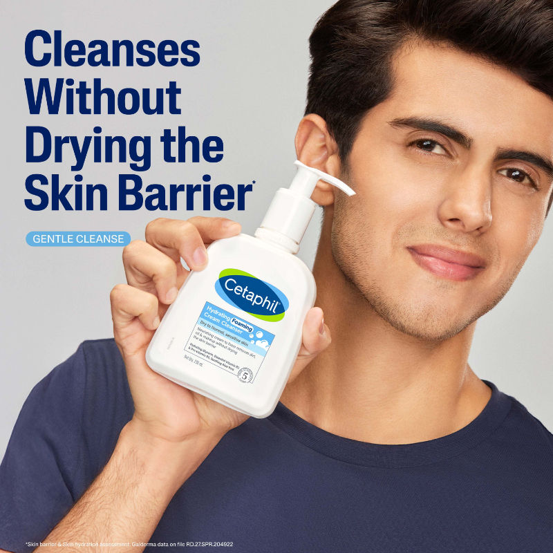 Buy Cetaphil Hydrating Foaming Face Wash For Men, Cleanser With ...