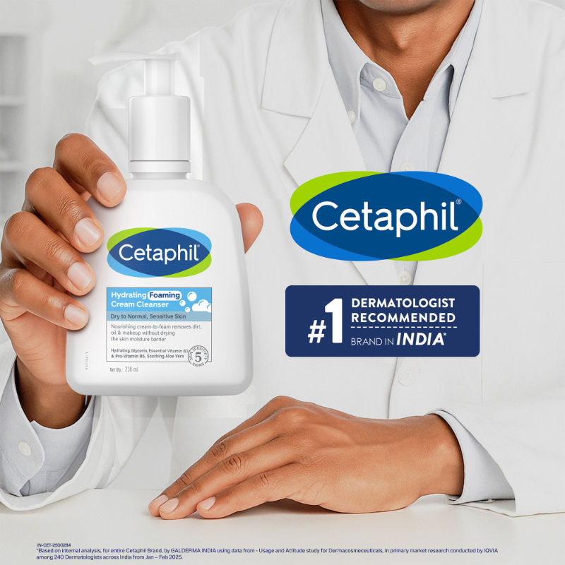 Buy Cetaphil Hydrating Foaming Face Wash For Men, Cleanser With ...