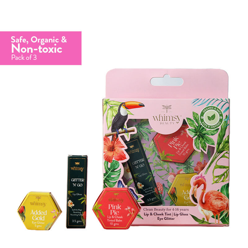 Buy Whimsy Beauty Safe & Organic Mini Bling Beauty Kit For Preteen And ...