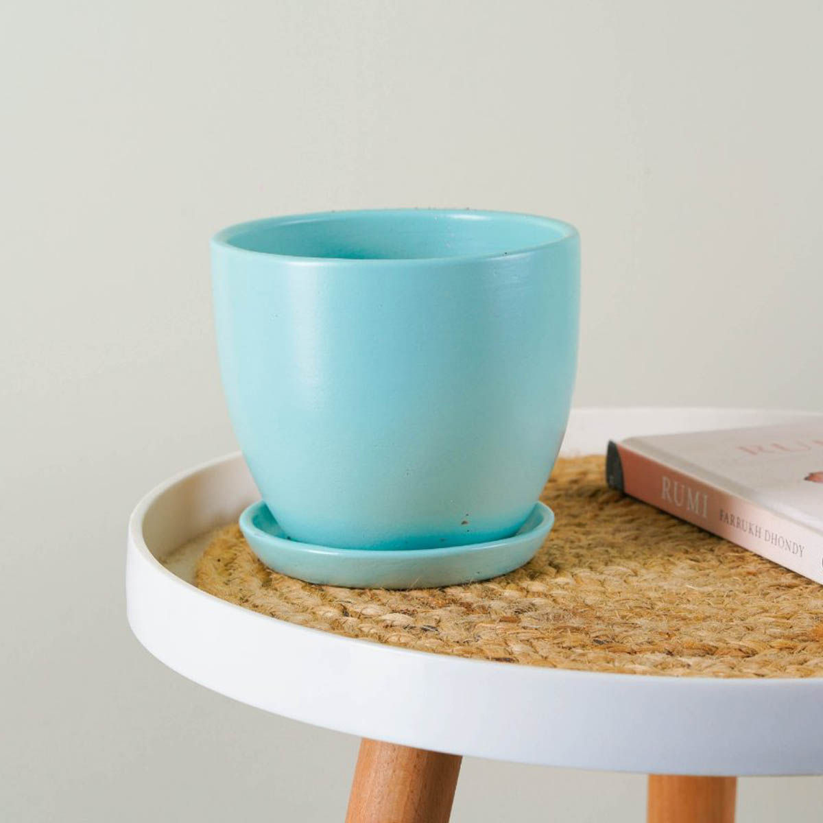Buy Nurturing Green Pastel Ceramic Pot Online