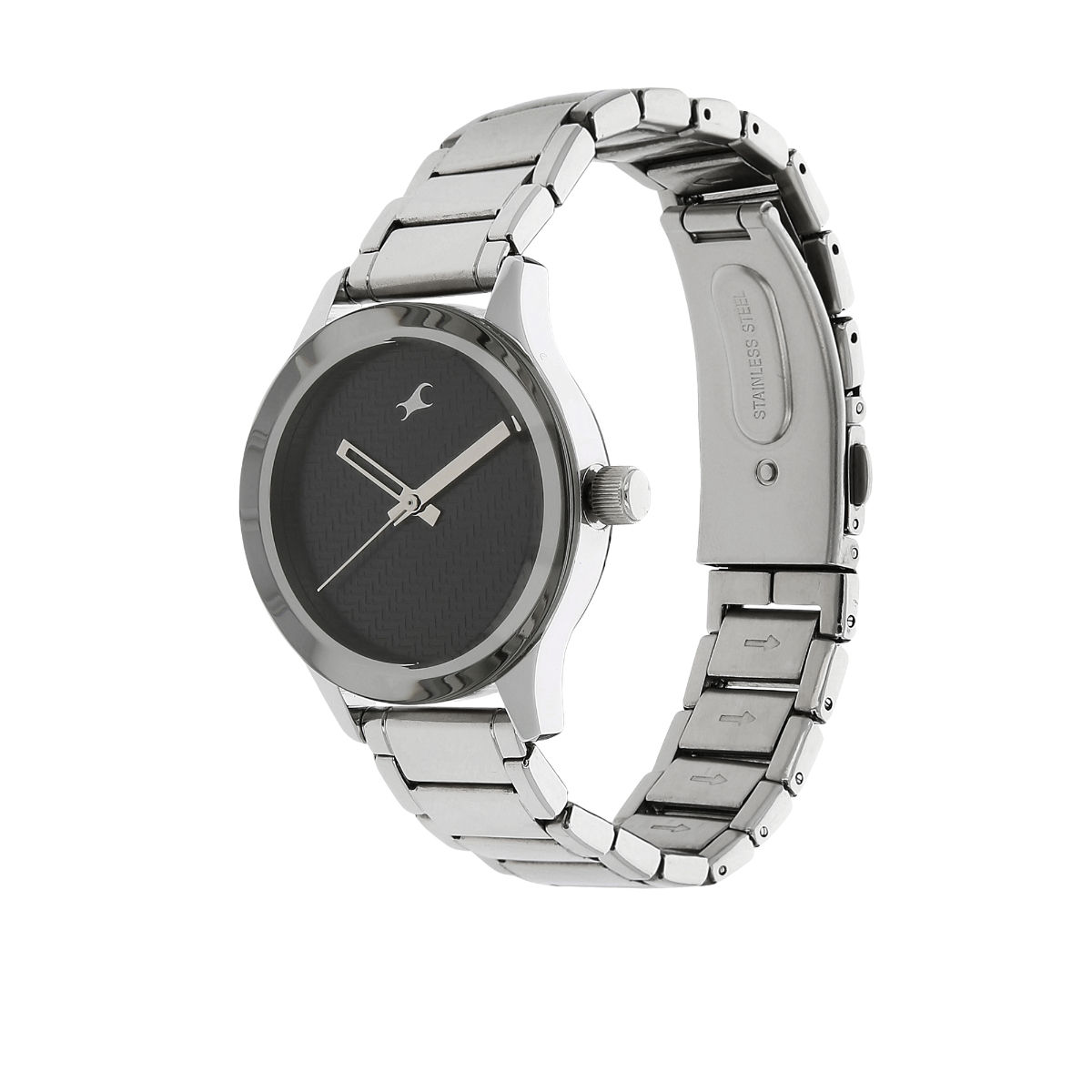Fastrack Blue Dial Silver Stainless Steel Strap Watch: Buy Fastrack ...