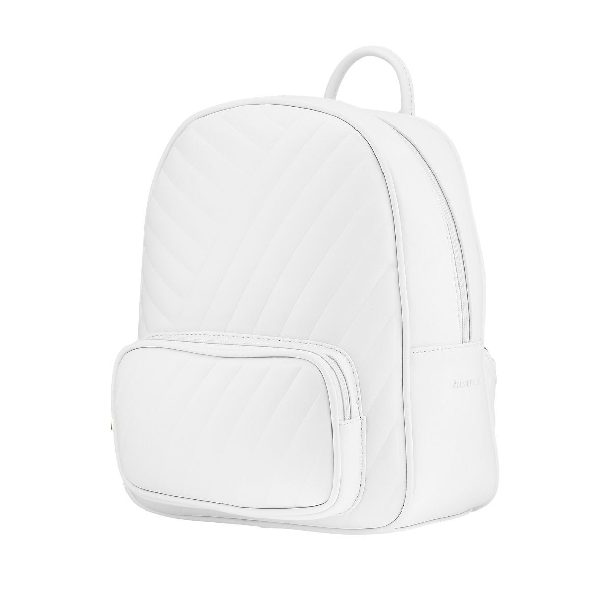 Buy Fastrack Quilted White Backpack Online