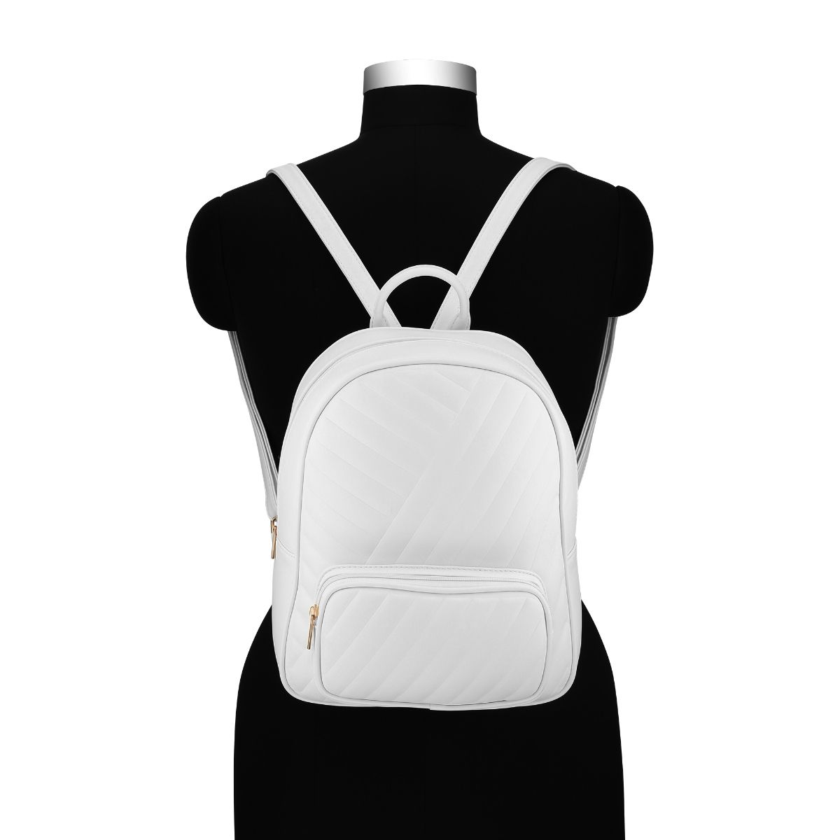 Buy Fastrack Quilted White Backpack Online