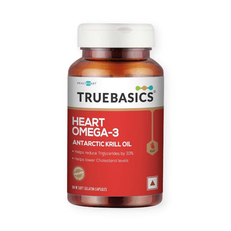 TrueBasics Heart Omega-3 Antarctic Krill Oil: Buy TrueBasics Heart ...