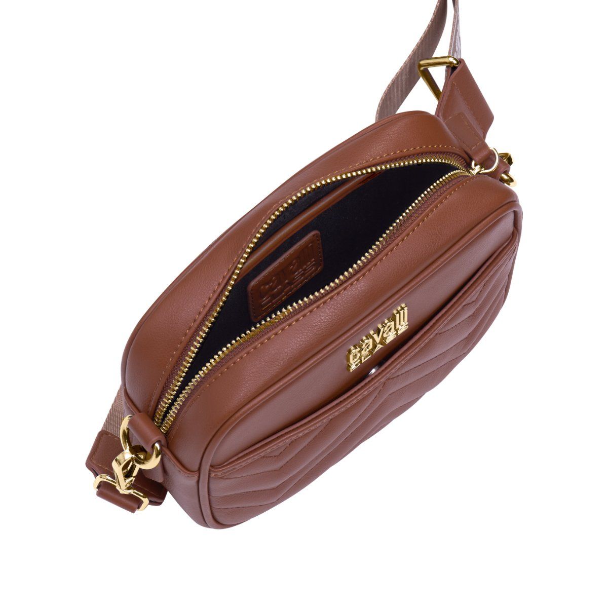 Buy Cavalli Class Brown Arno Cross Body Bag Online