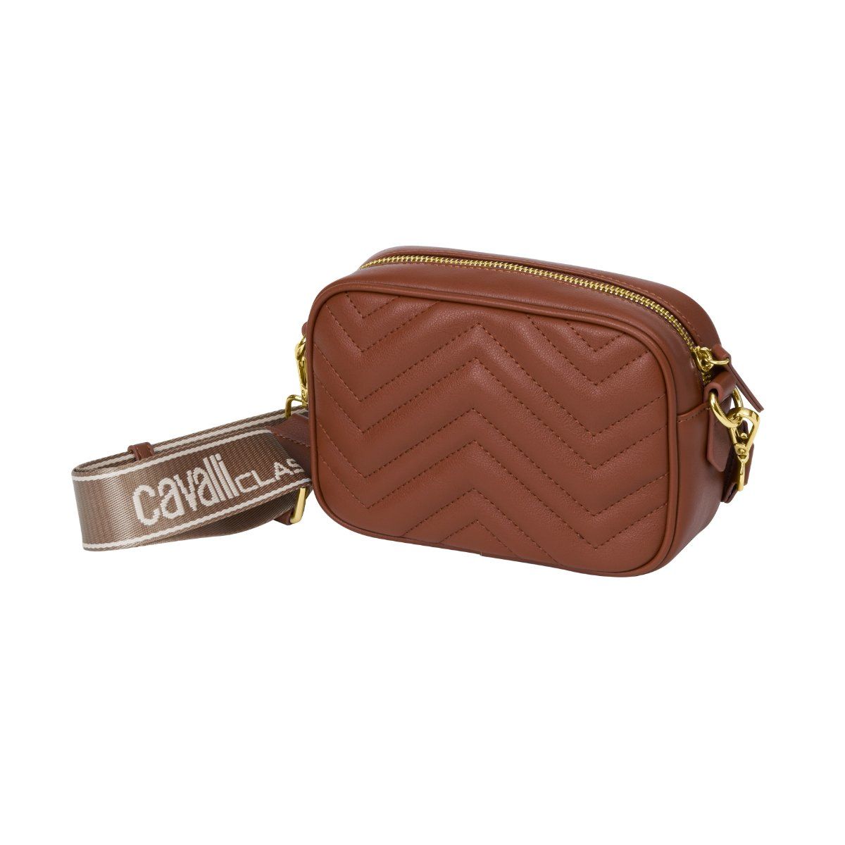 Buy Cavalli Class Brown Arno Cross Body Bag Online
