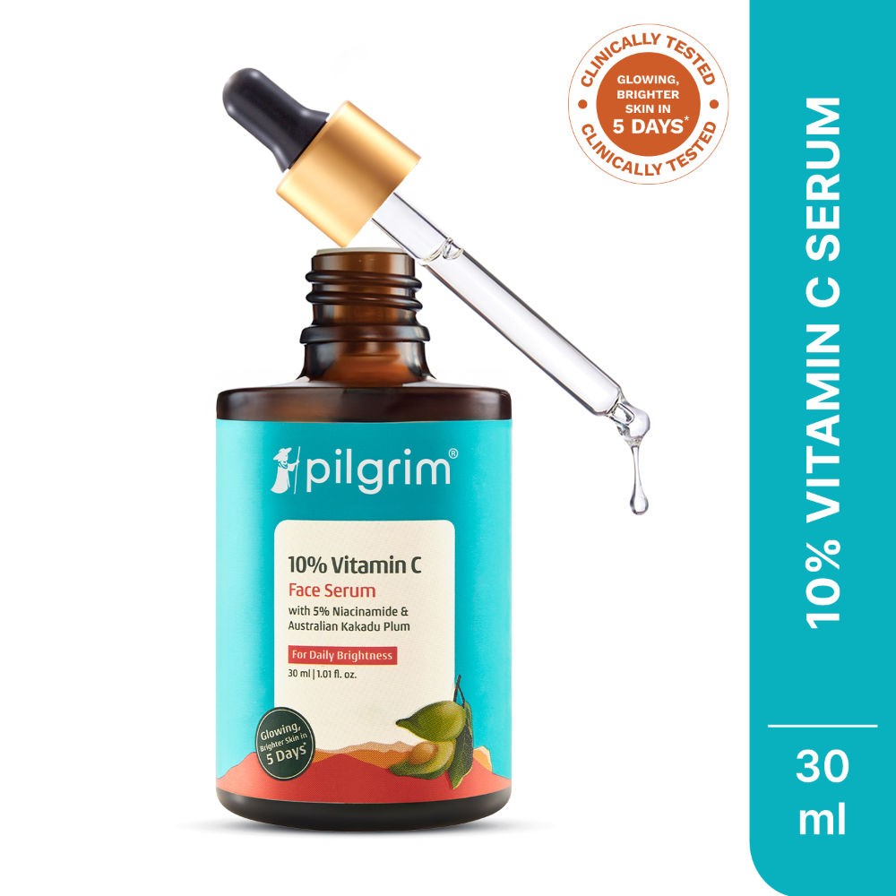 Buy Pilgrim 10% Vitamin C Face Serum For Daily Brightness Online
