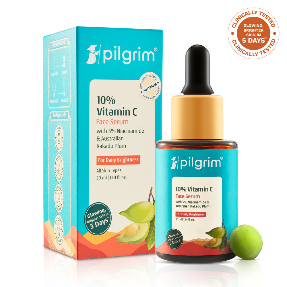 Buy Pilgrim 10% Vitamin C Face Serum For Daily Brightness Online