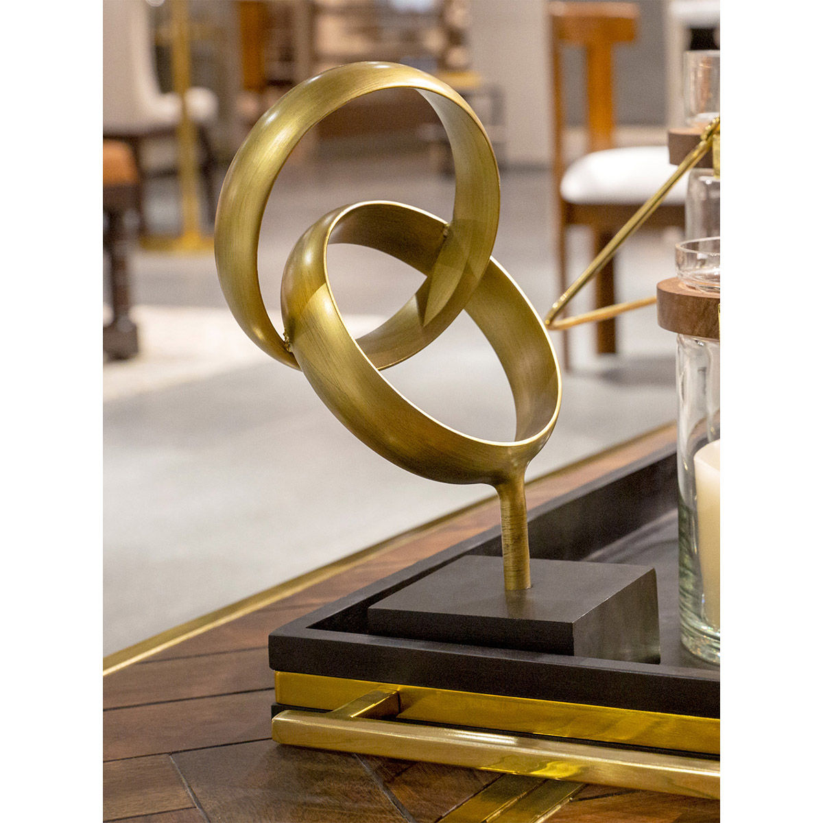 Buy IAAH Ringet Decor Piece Gold Online