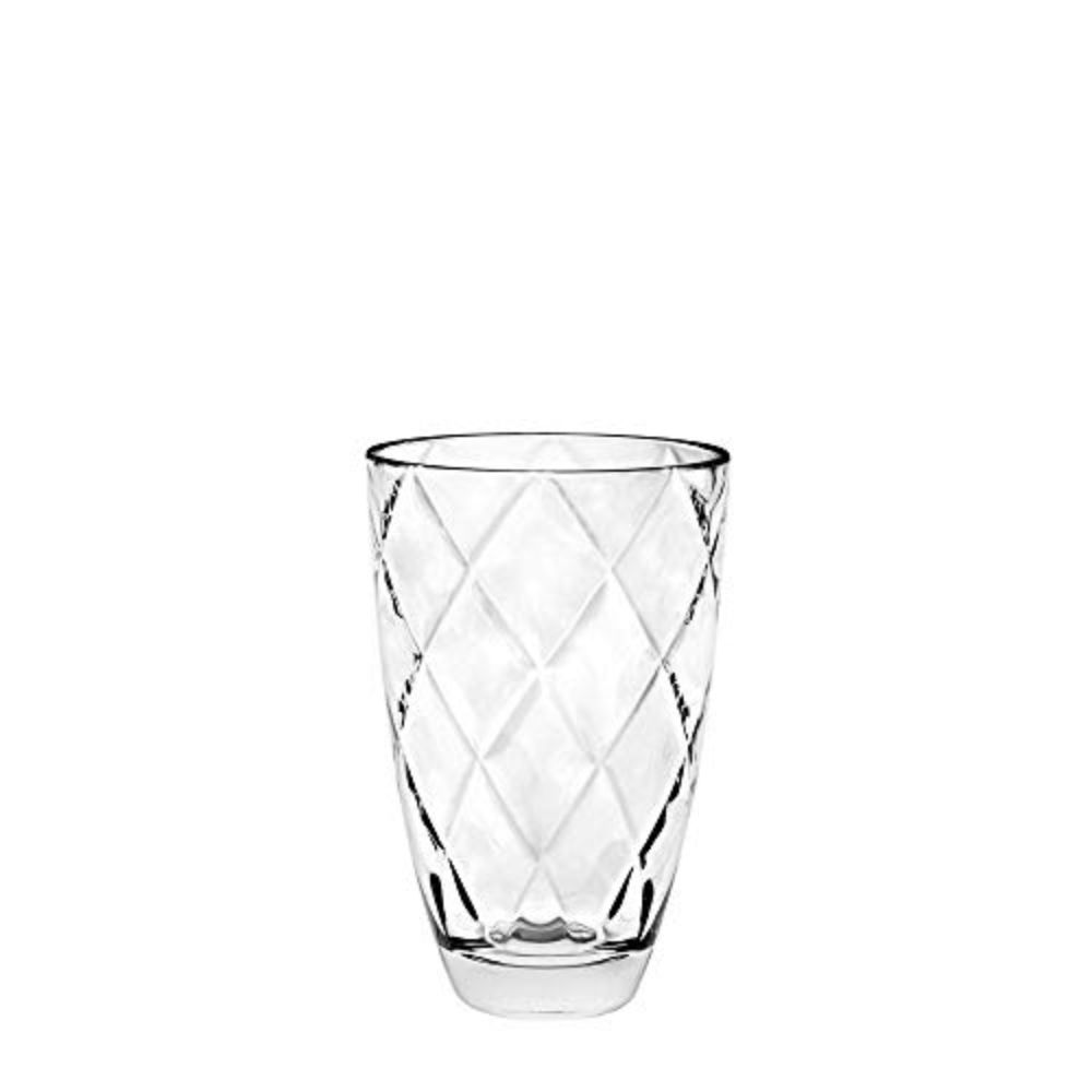 Buy Vidivi Crystal Clear High Brilliance Glass Concerto Flower Vase ...