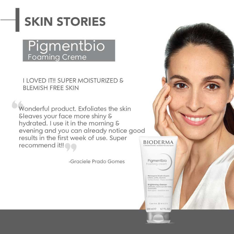 Buy Bioderma Pigmentbio Foaming Cream Brightening Exfoliating Cleanser ...