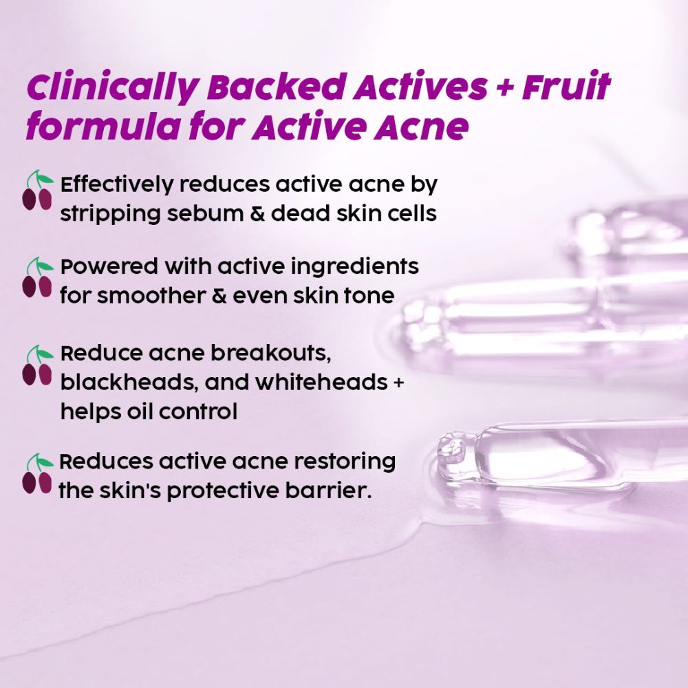 PLIX 2% Salicylic Acid Jamun Active Acne Control Dewy Serum for Active ...