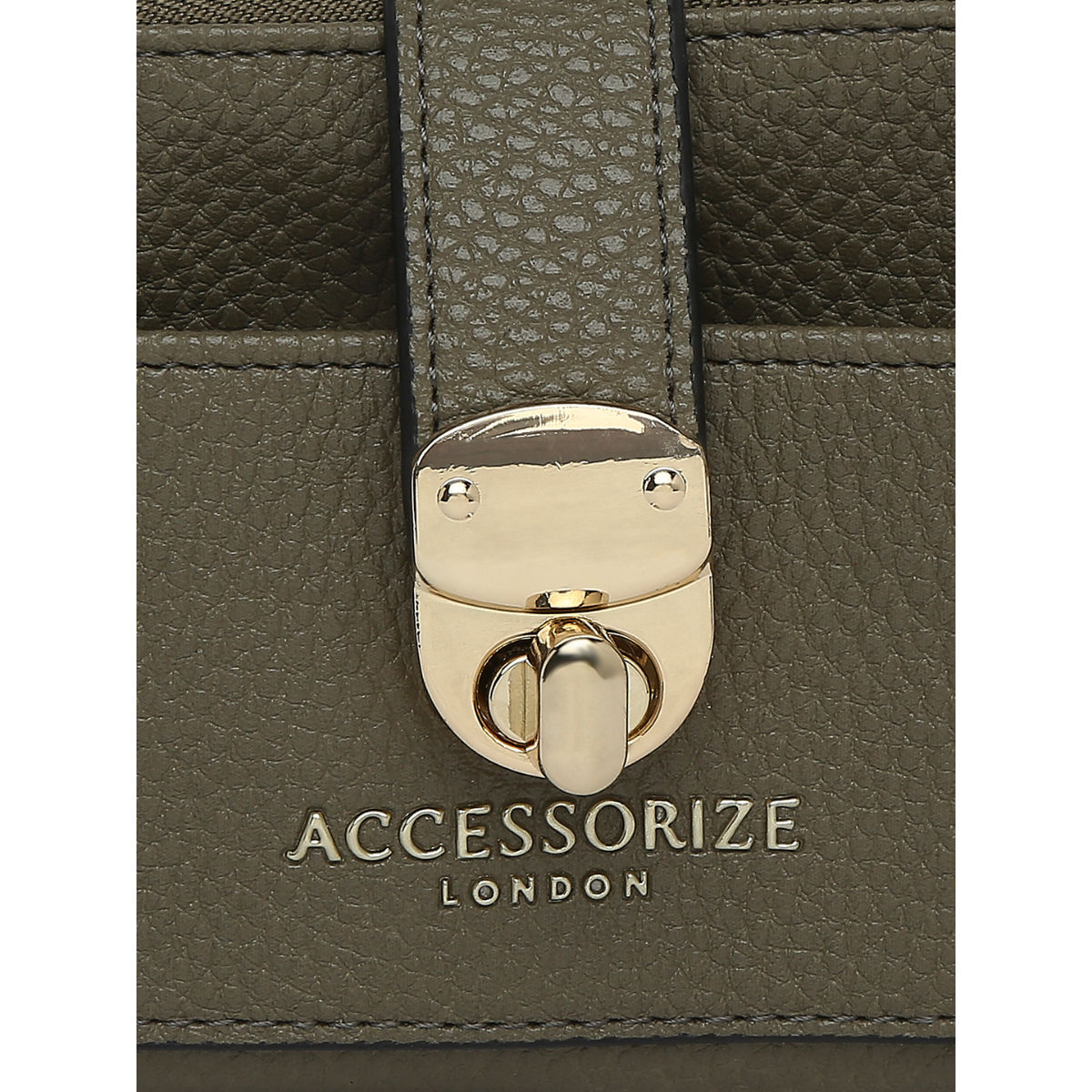 Buy Accessorize London Freya Push Lock Wallet Grey Online