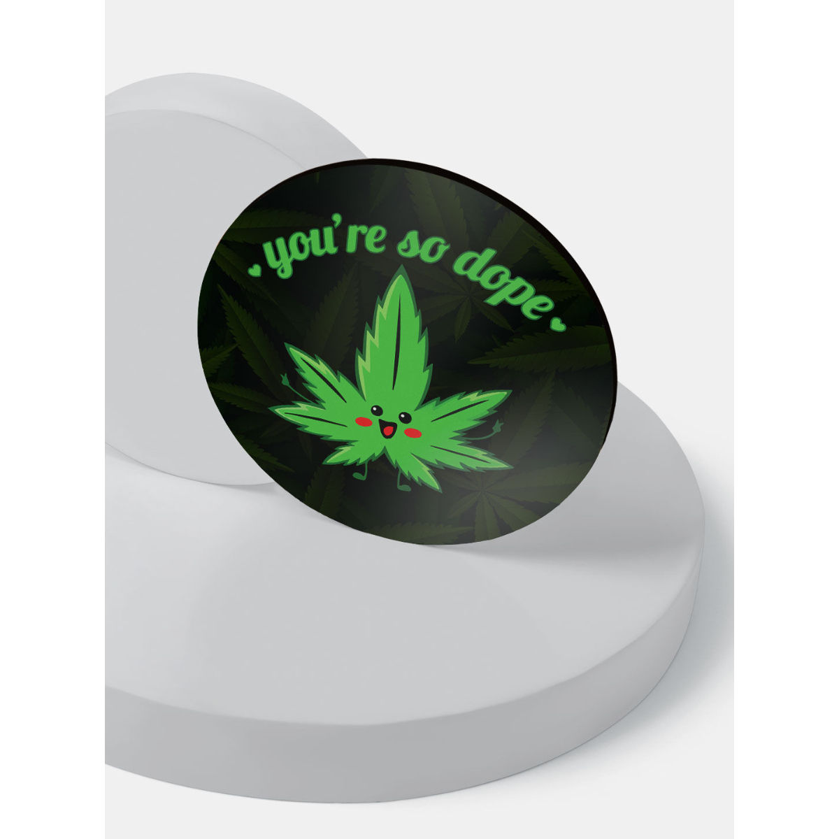 Macmerise Valentine Dope Pattern Circular Coaster: Buy Macmerise ...