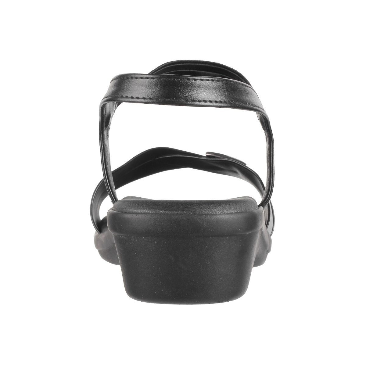 Walkway Black Solid/plain Sandals: Buy Walkway Black Solid/plain ...