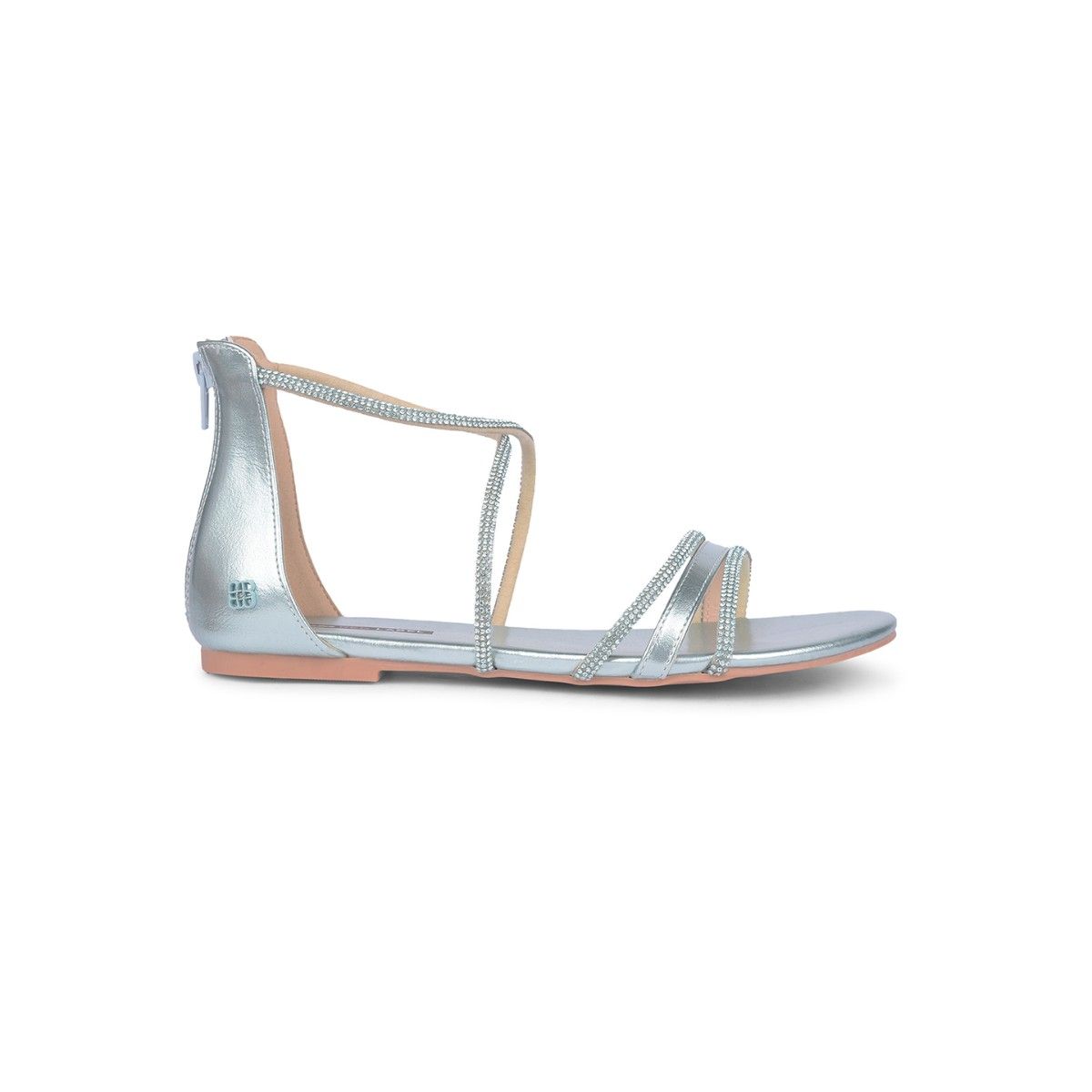 Buy Red Label Women Zip Blue Flats Online