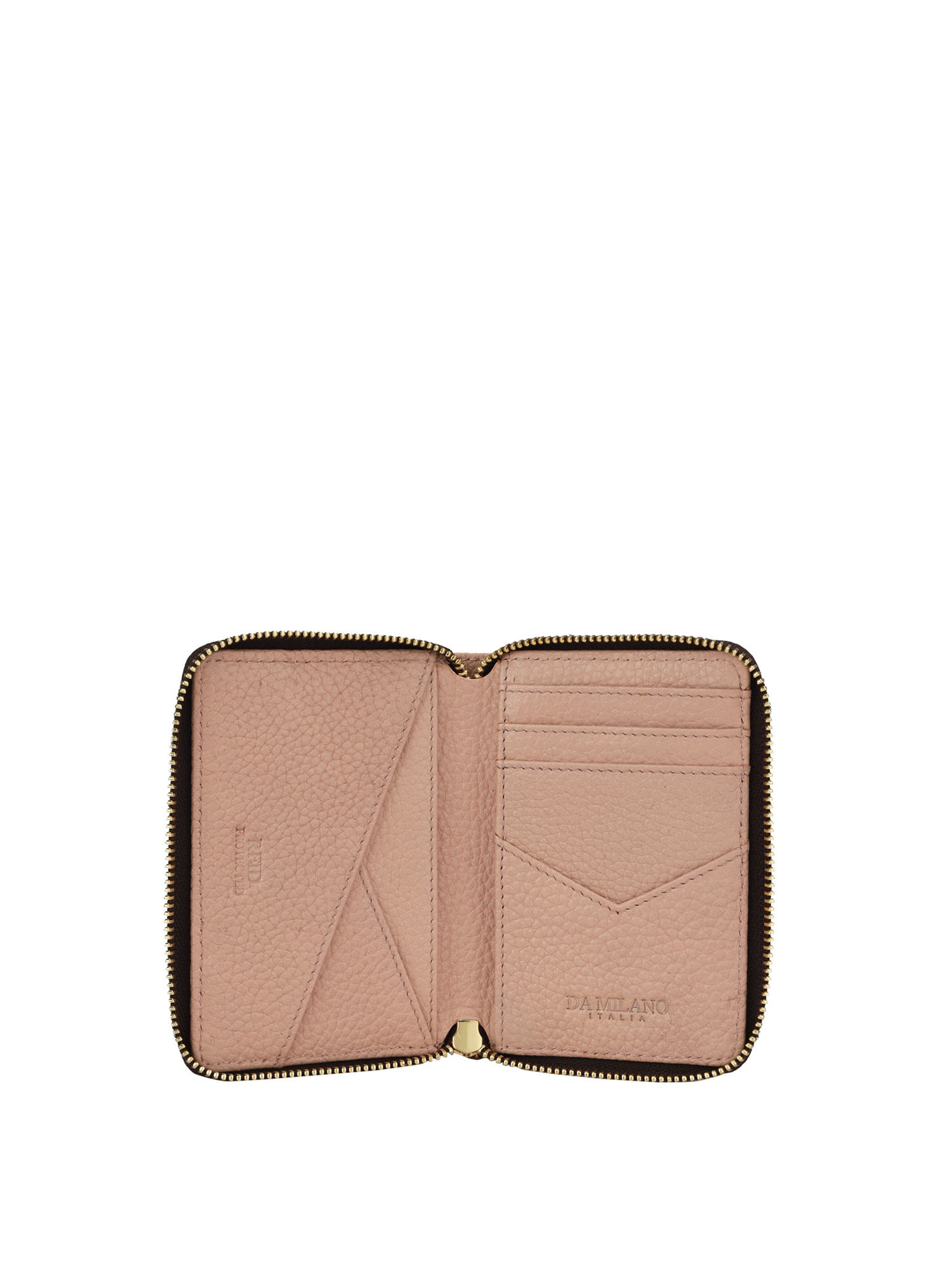Buy Da Milano Genuine Leather Pink Card Case Online