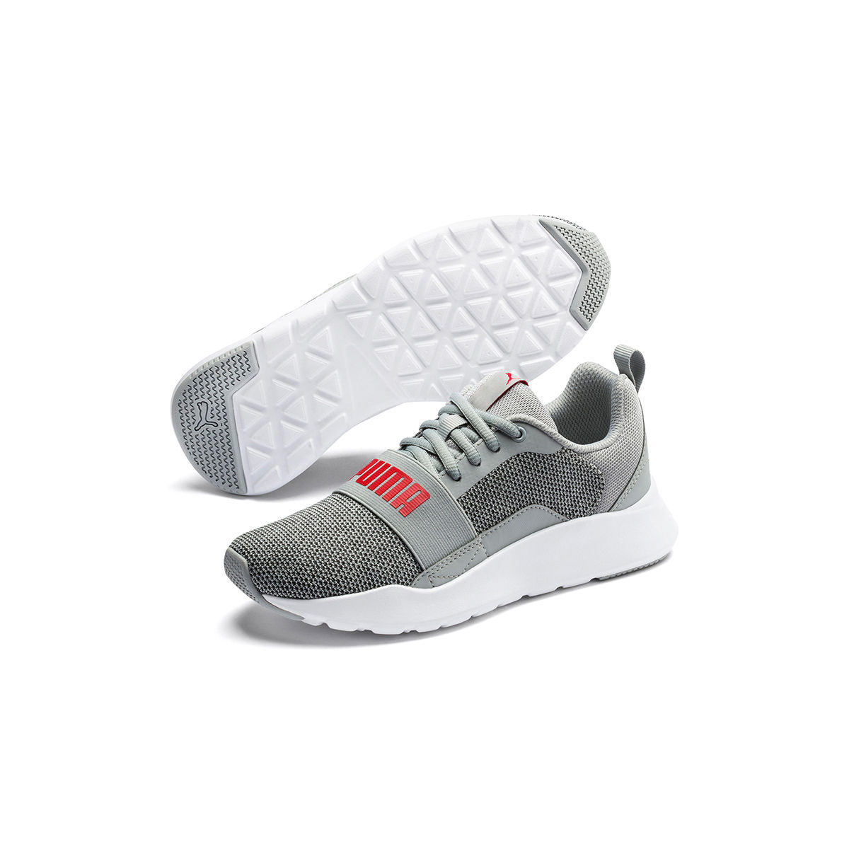Puma Grey Wired Knit Junior Shoes: Buy Puma Grey Wired Knit Junior ...