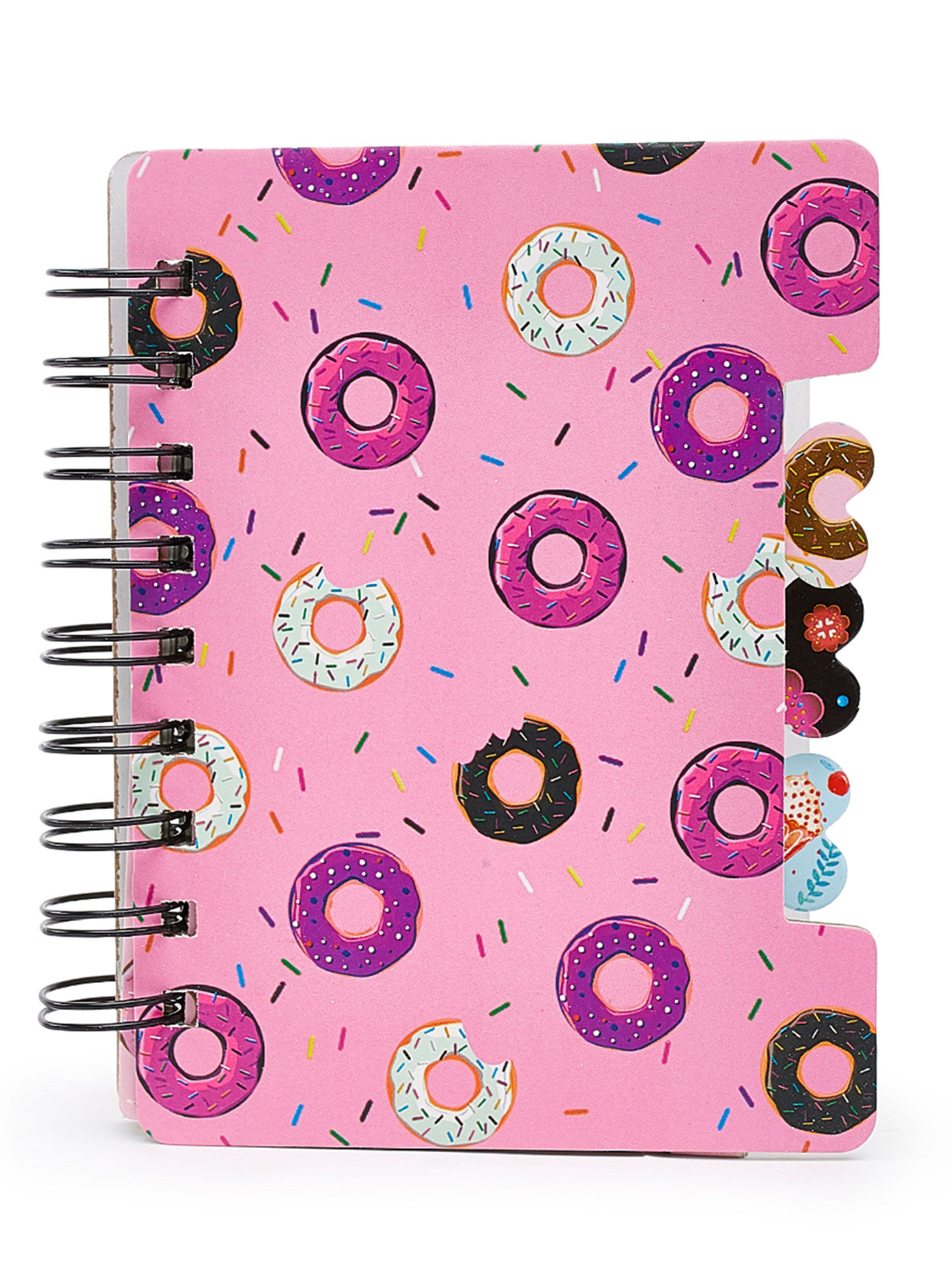 ToniQ Pink Sweet Treat Donut Pattern Spiral Notebook: Buy ToniQ Pink ...