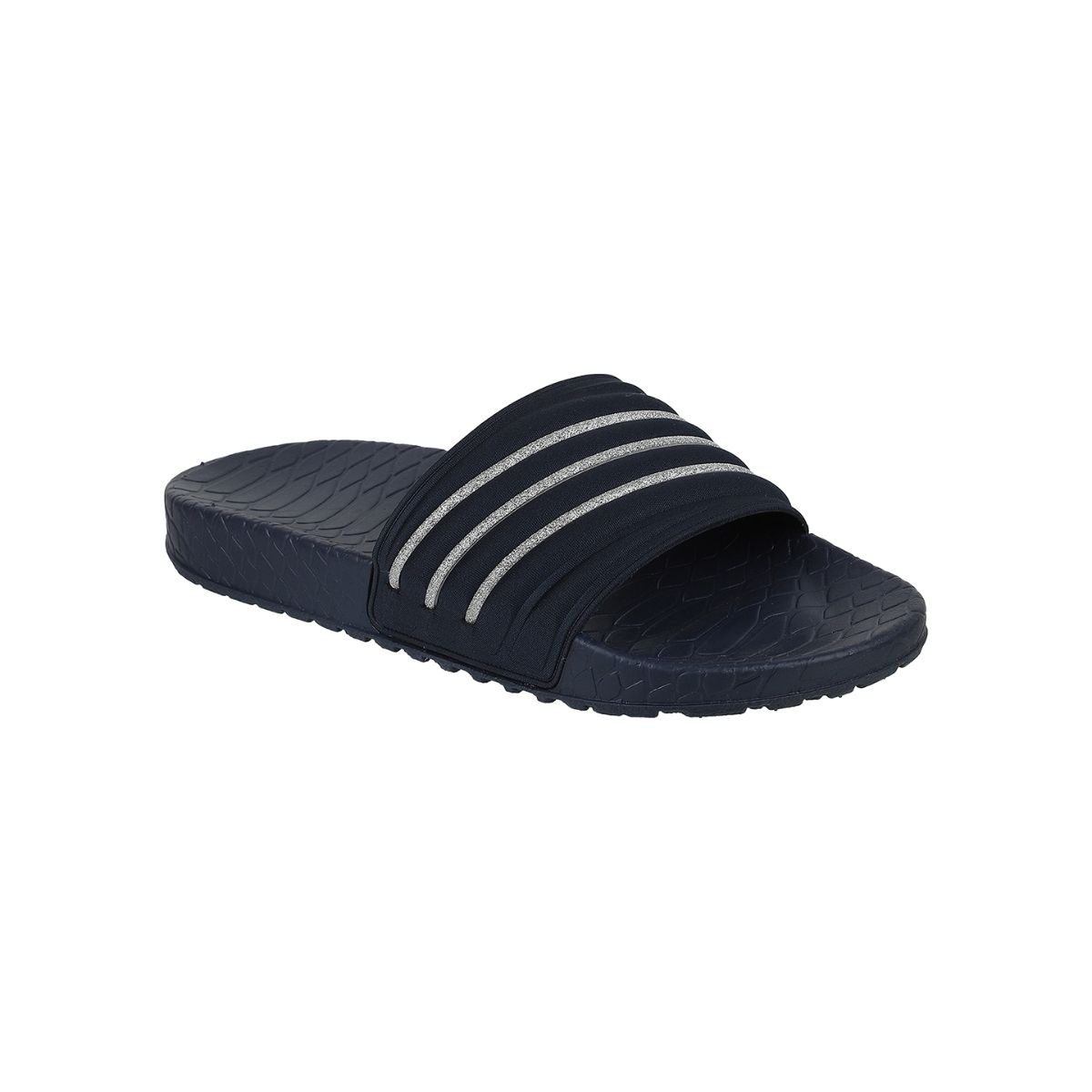Carlton London Sports Navy Blue Sliders: Buy Carlton London Sports Navy ...