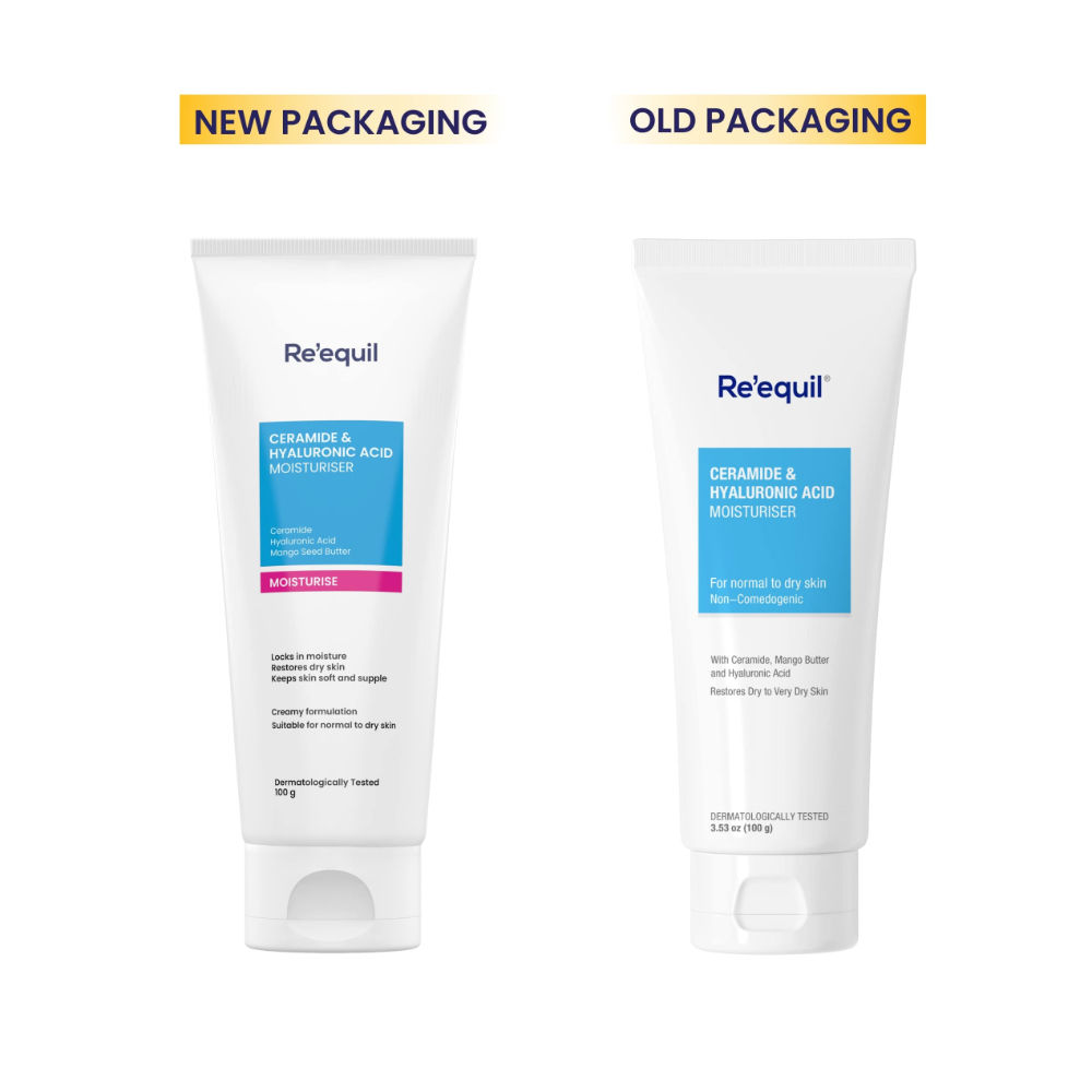 Buy Re'equil Ceramide & Hyaluronic Acid Moisturiser For Normal To Dry ...