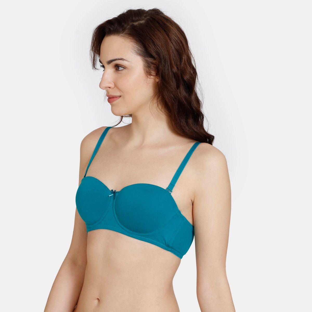 Zivame Beautiful Basics Padded Wired Medium Coverage Strapless Bra - Kayaking: Buy Zivame ...