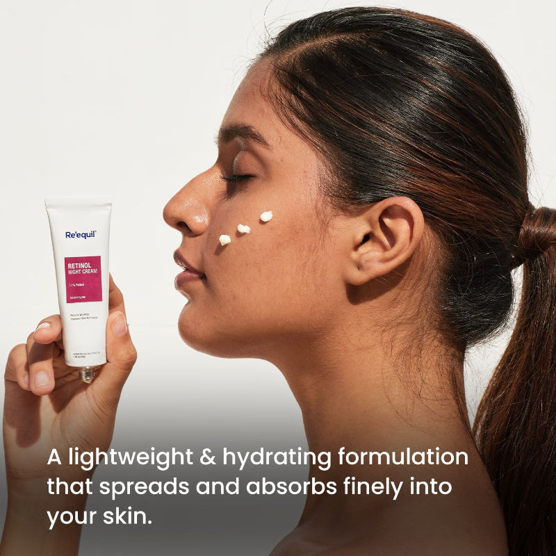 Re'equil 0.1% Retinol Night Cream For Wrinkles & Skin Tightening: Buy ...