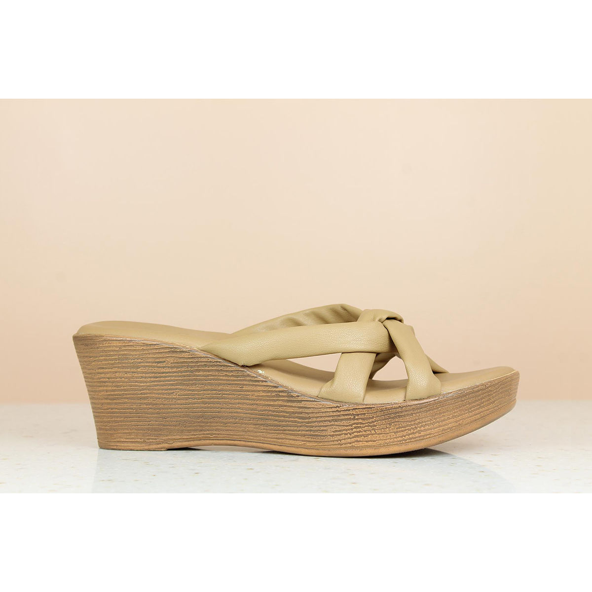 Inc.5 Solid/plain Beige Wedges: Buy Inc.5 Solid/plain Beige Wedges ...