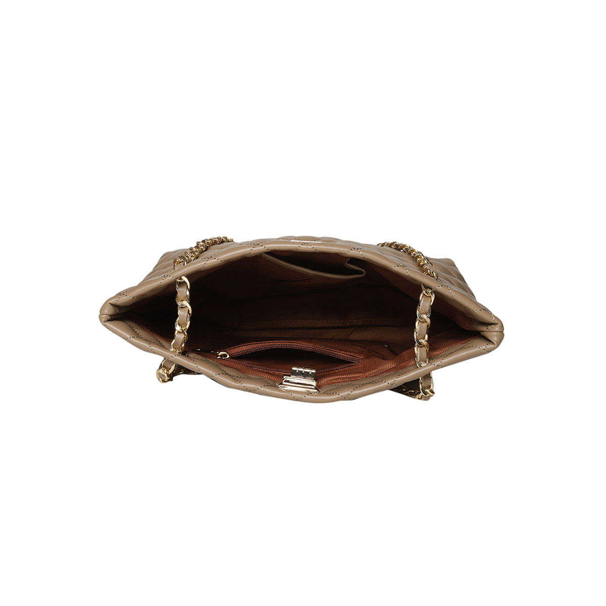 Buy MINI WESST Womens Beige Shoulder Bag Online