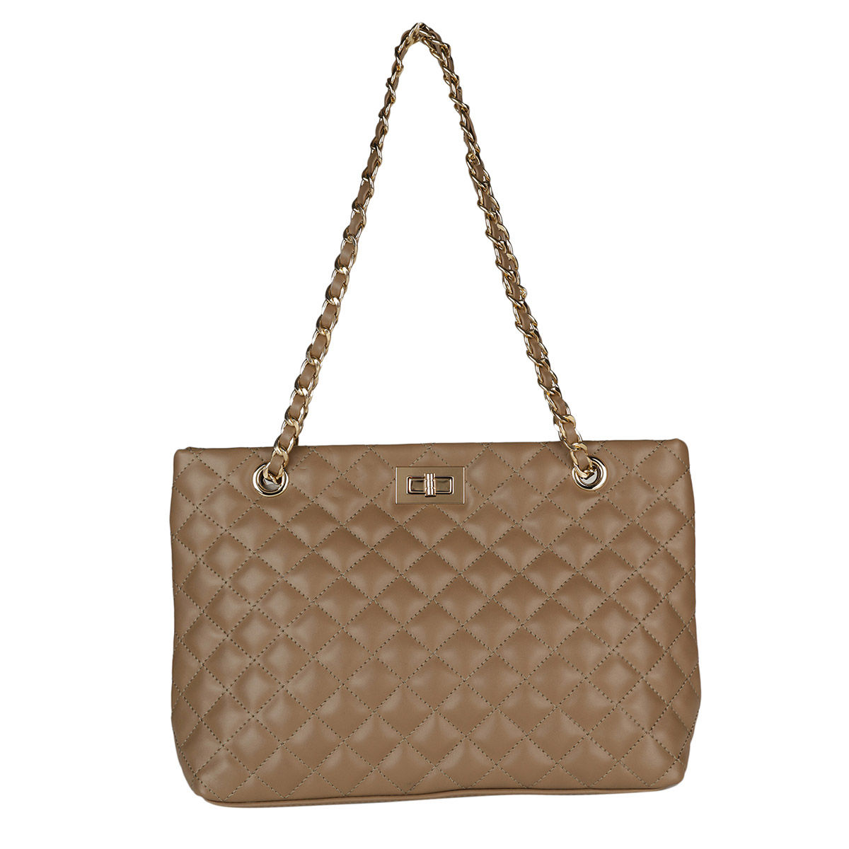 Buy MINI WESST Womens Beige Shoulder Bag Online