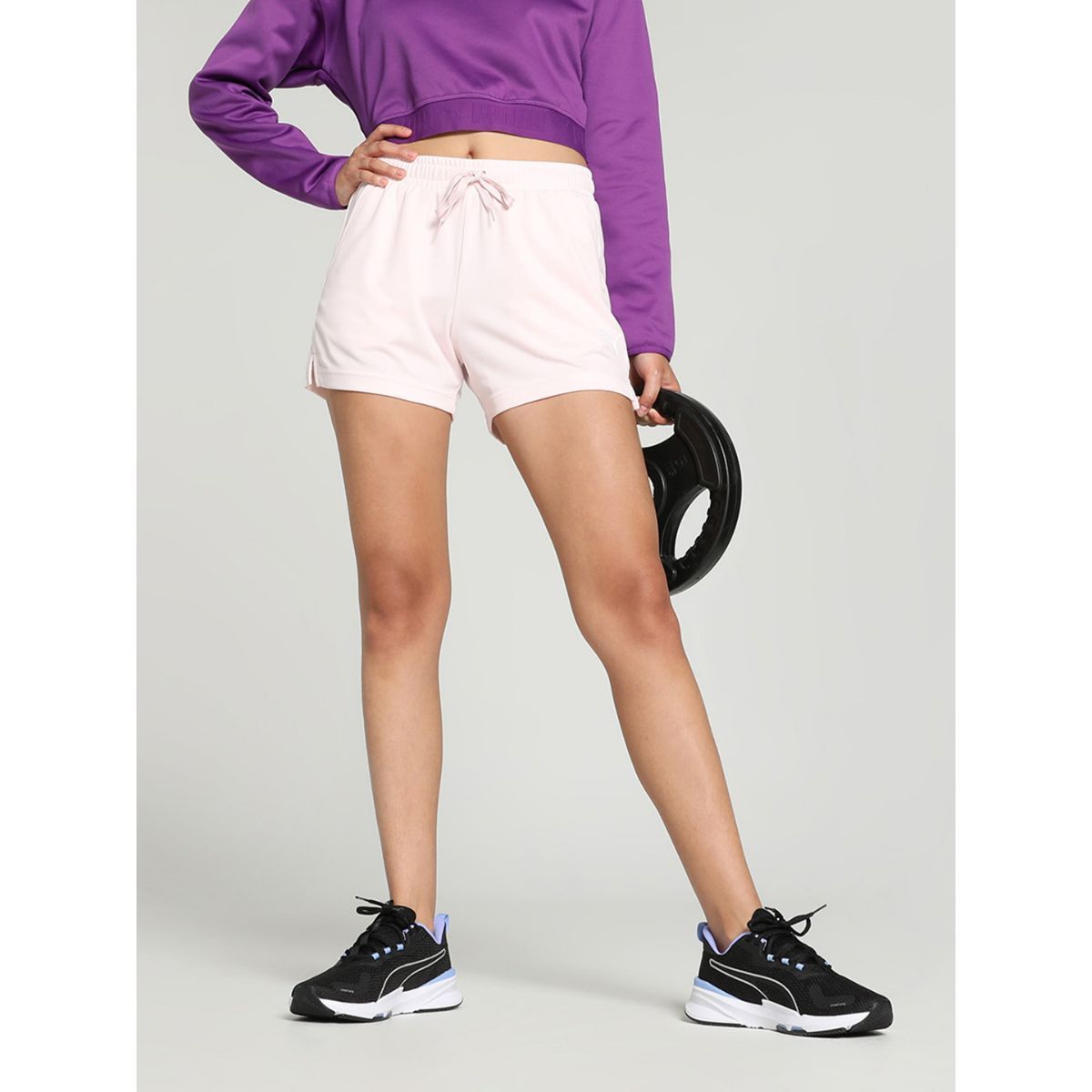 Buy Puma RTG Interlock Women Pink Shorts Online
