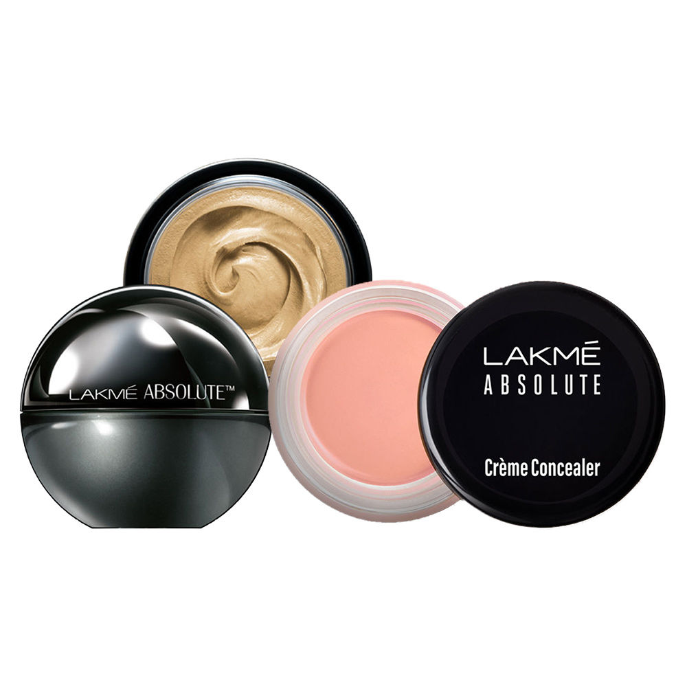 Lakme Absolute Foundation & Creme Concealer Combo - Light: Buy Lakme ...