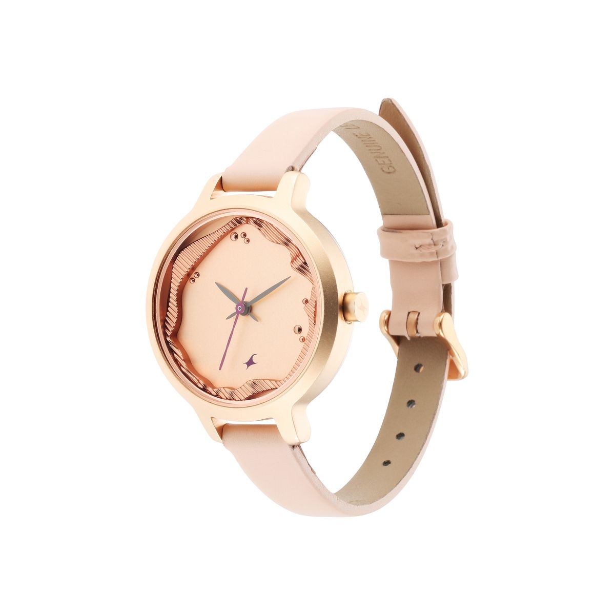 Buy Fastrack ROSE GOLD Dial Analog Watch For Women (6260WL02) Online