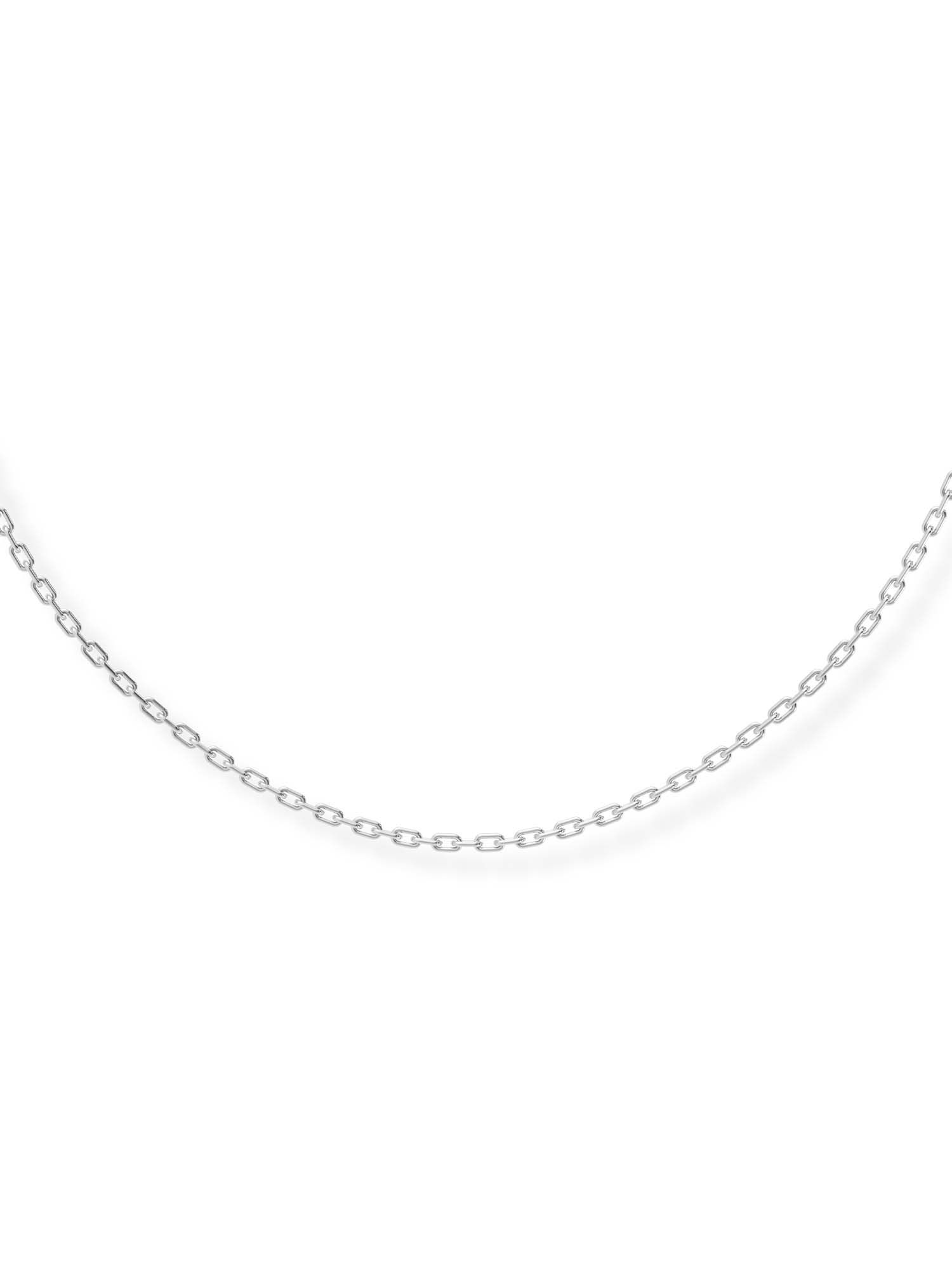 Buy CLARA Anti-Tarnish Silver Minimal Daily Wear Celeste Link Chain ...