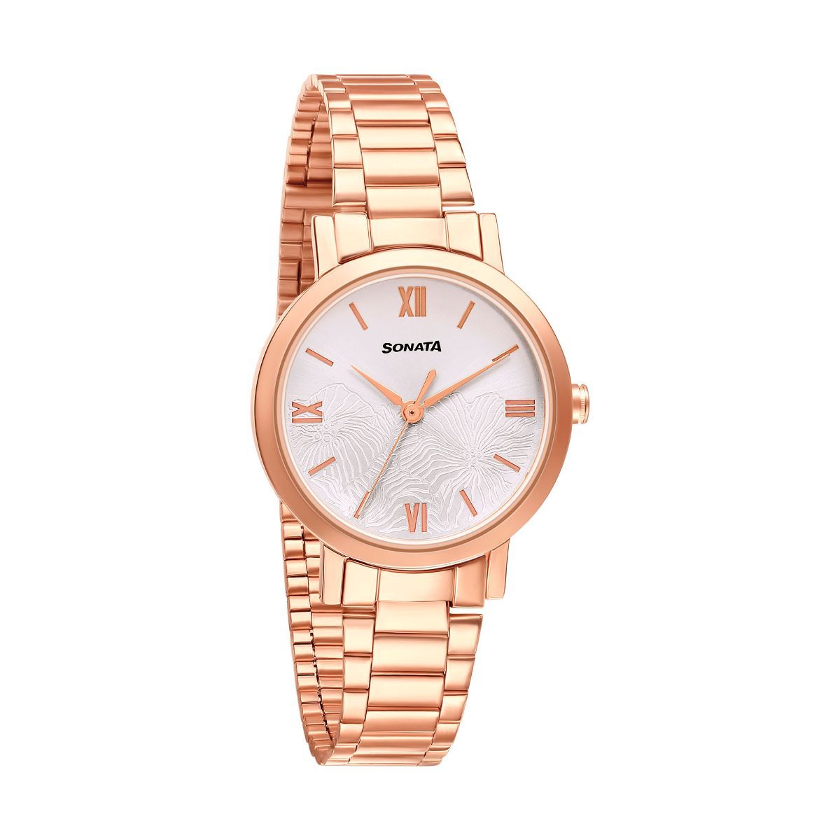 Buy Sonata -8174WM01-Silver Dial Analog Watch For Women 8174WM01 Online