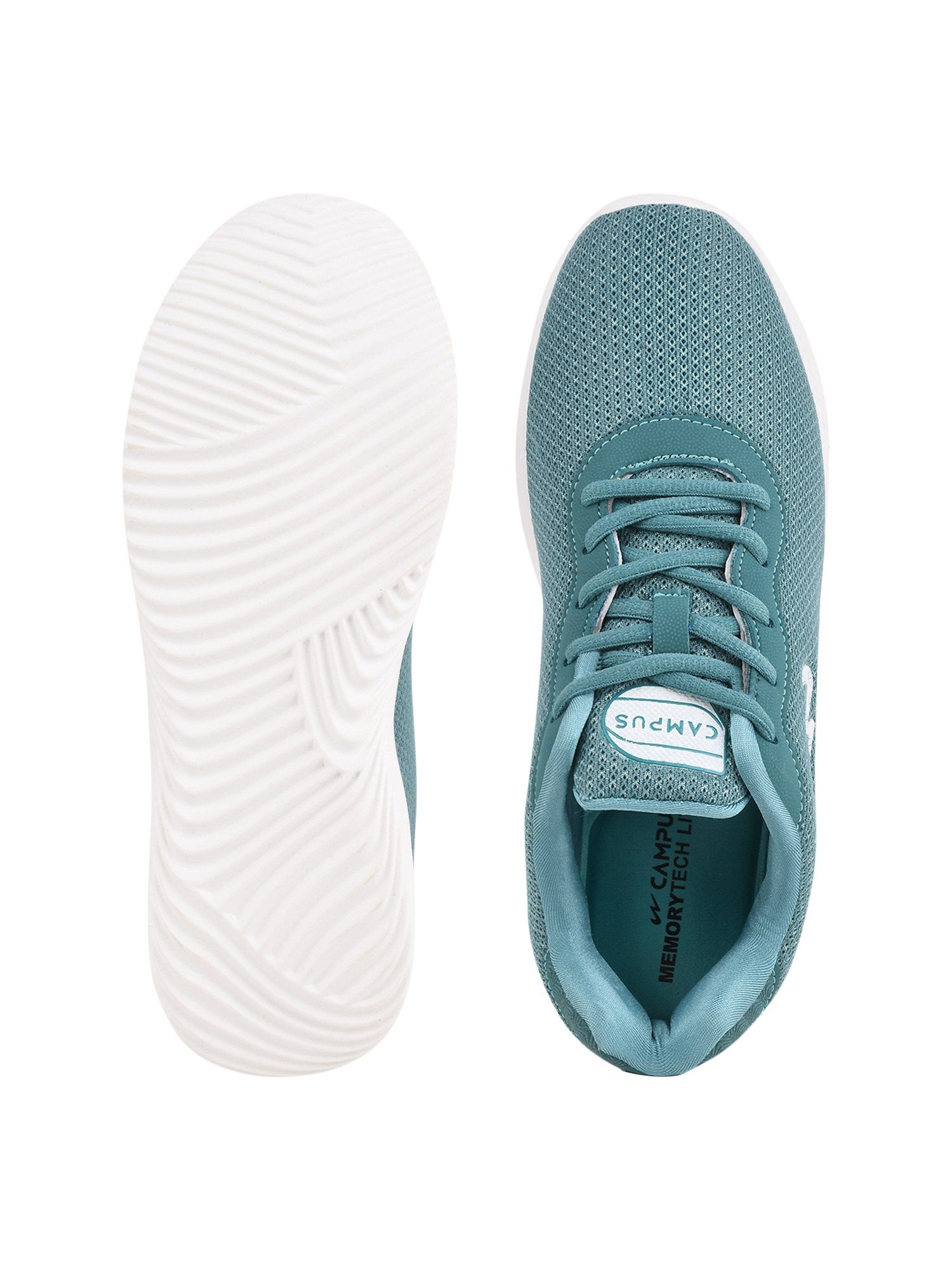 Buy Campus Lisa Women Green Walking Shoes Online