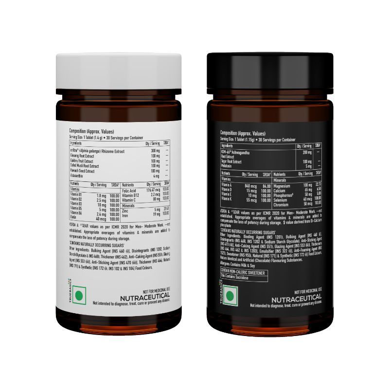 TrueBasics Am:pm Multivitamin For Men - With Ksm Ashwagandha & Enxtra ...