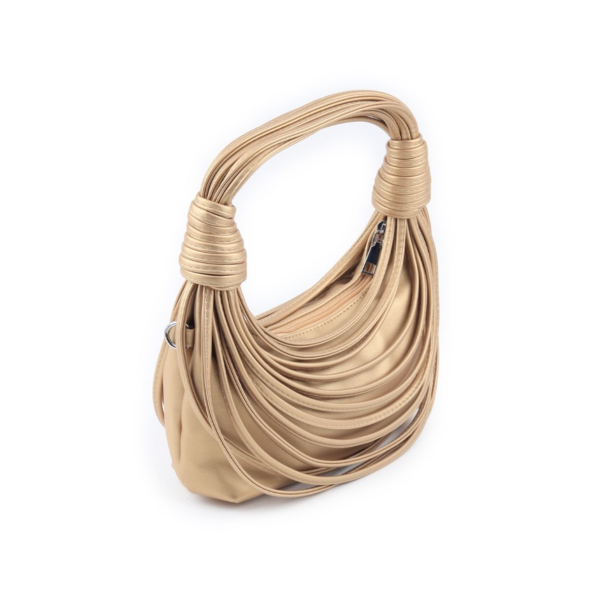 Buy Odette Blunt Gold Strings Sling Bag Online