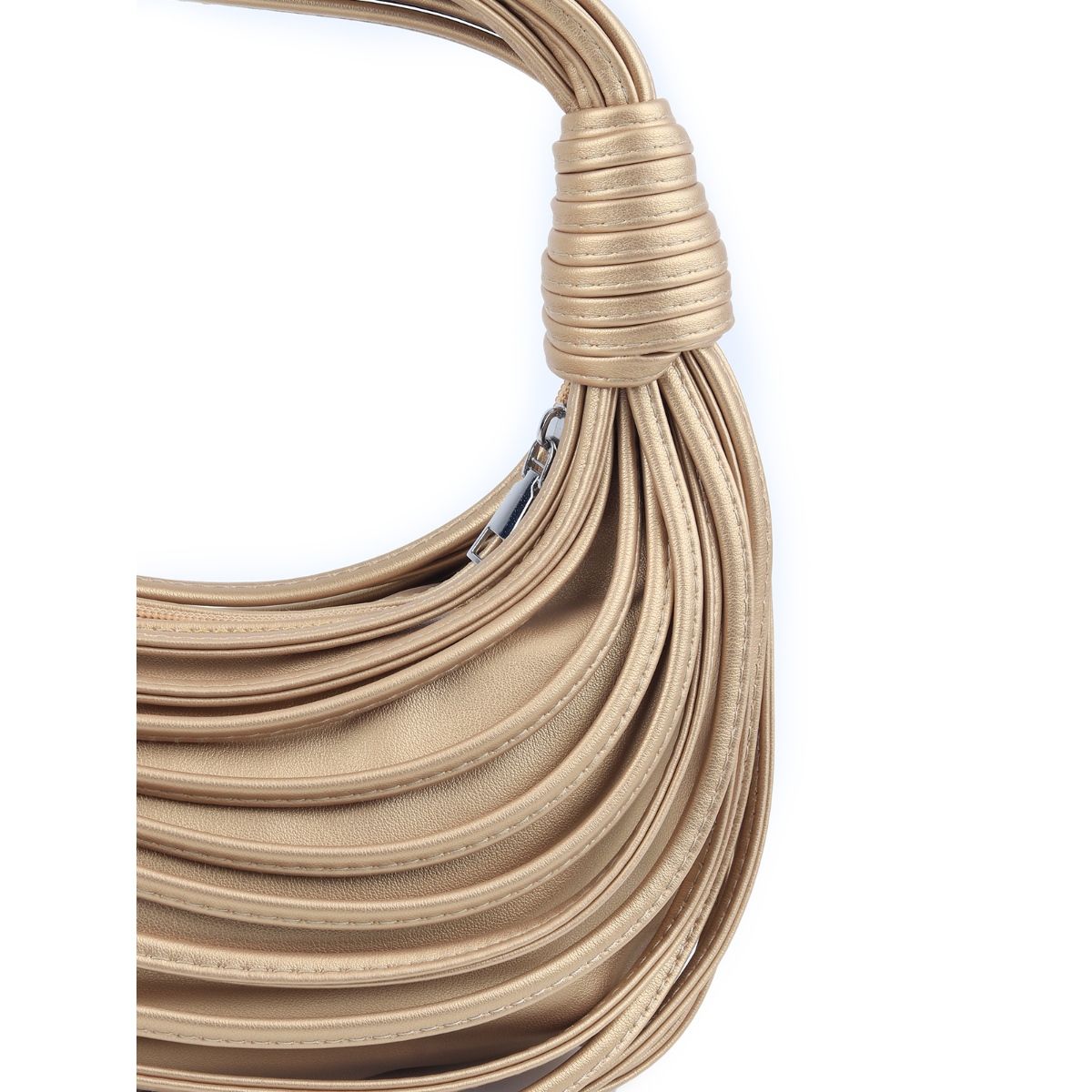 Buy Odette Blunt Gold Strings Sling Bag Online