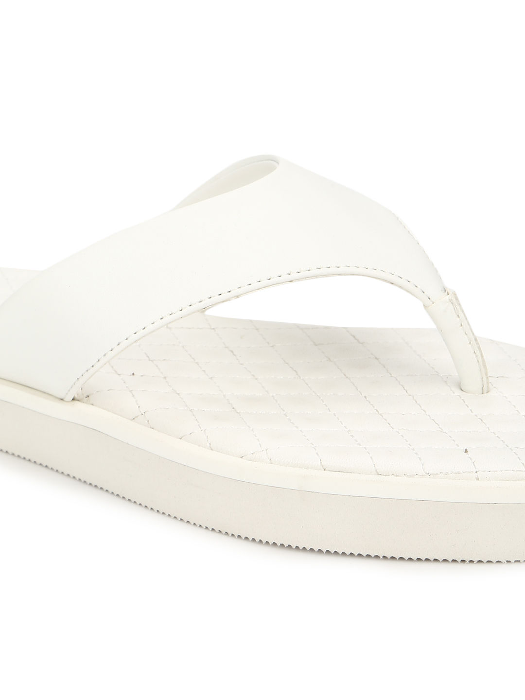 Buy Truffle Collection Pu Wide Strap Flip Flops Online