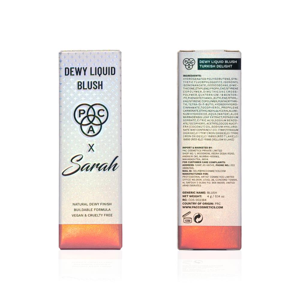 Buy PAC X Sarah Dewy Liquid Blush Online