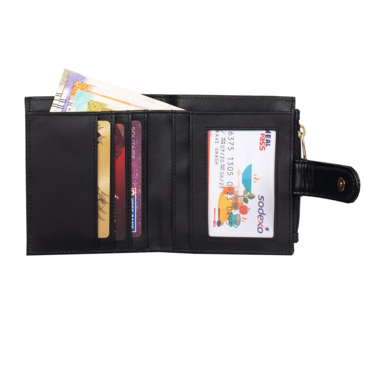 Buy Fastrack Black Textured Wallet Online