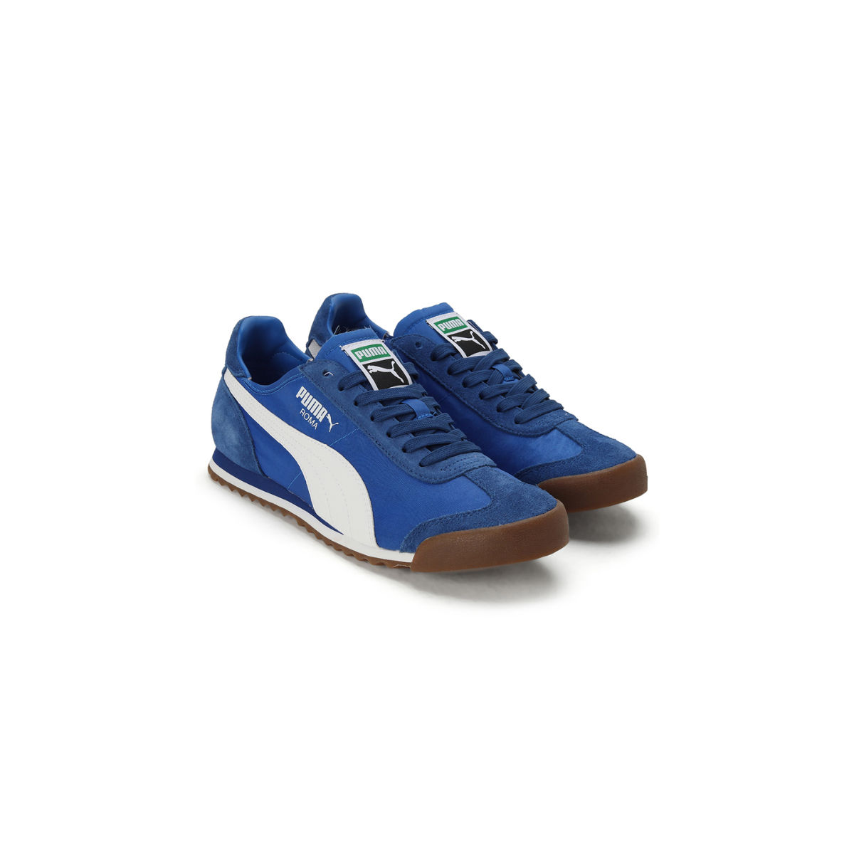 Buy Puma Roma OG Nylon Unisex Blue Sneakers Online