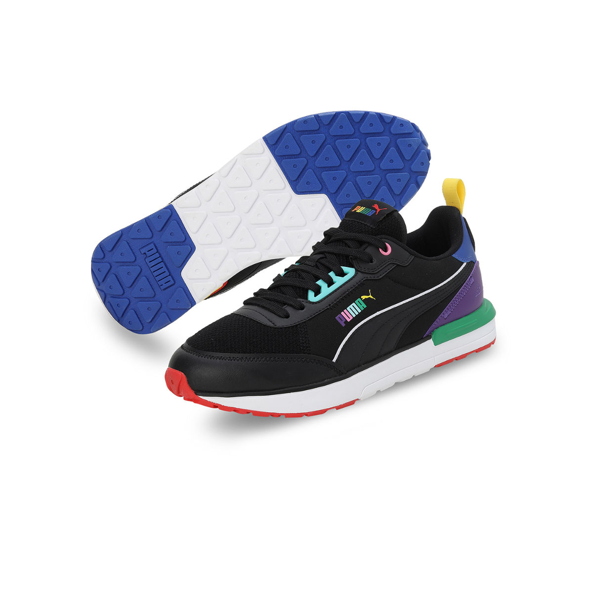 Buy Puma R22 LIL Unisex Black Sneakers Online