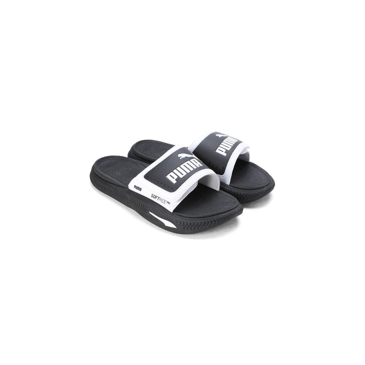 Buy Puma SoftridePro Slide 24 V Unisex Black Sliders Online