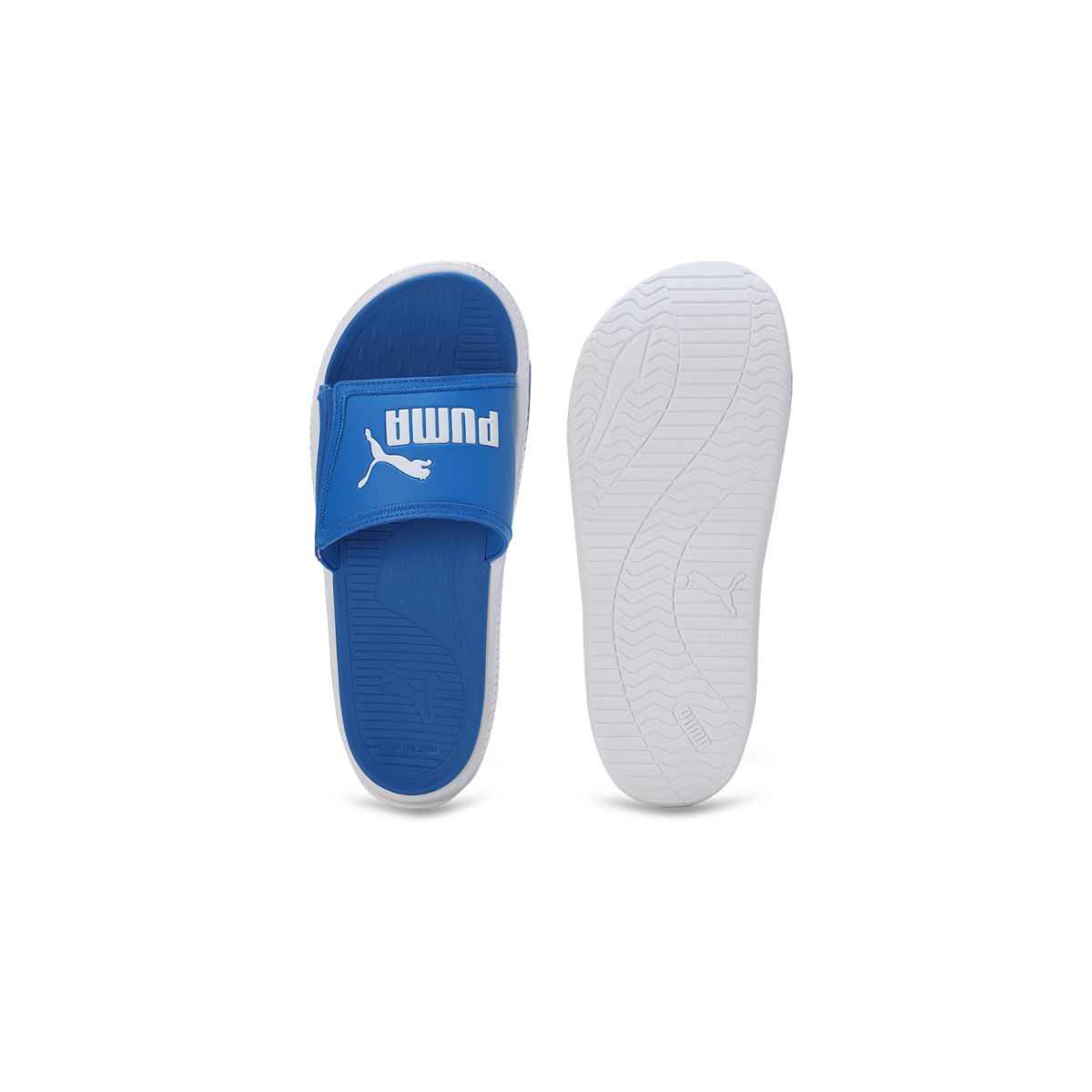 Buy Puma SoftridePro Slide 24 Unisex Blue Sliders Online